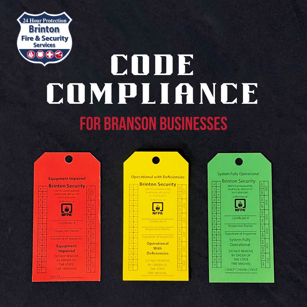 Ensuring Code Compliance for Branson Businesses - Brinton Fire & Security